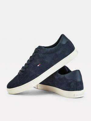 Essential Wildleder Sneaker Blau Tommy Hilfiger