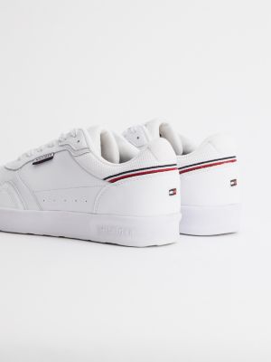 Ledersneaker Mit Cupsole Weiß Tommy Hilfiger