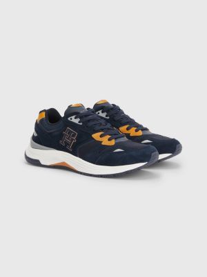 Baskets De Running Th Monogram Bleu Tommy Hilfiger