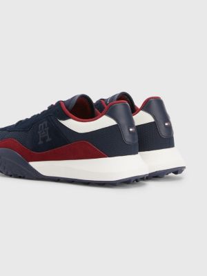 Retro Th Modern Runner Trainers Blue Tommy Hilfiger