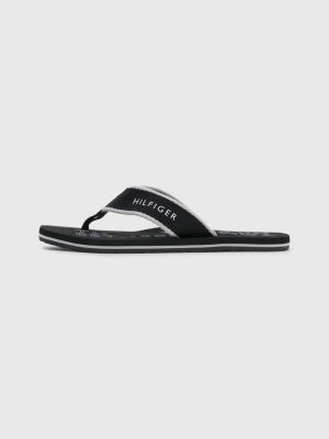 Webbing Logo Flip Flops Black Tommy Hilfiger