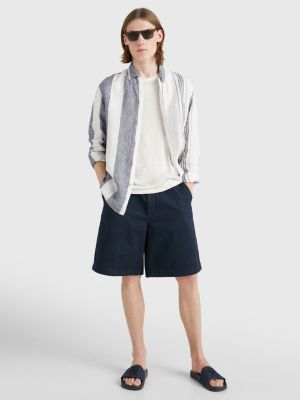 Badeschuh Aus Denim Mit Monogramm Blau Tommy Hilfiger