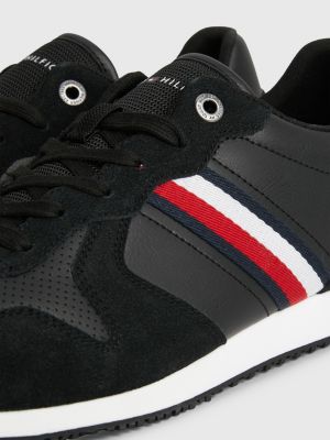 Scarpe Running Iconic Con Nastro Nero Tommy Hilfiger