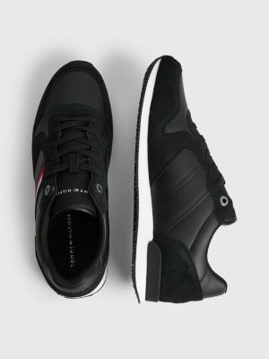 Scarpe Running Iconic Con Nastro Nero Tommy Hilfiger