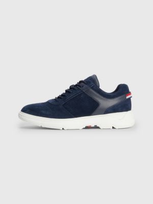 Chaussures Hybrides En Daim Bleu Tommy Hilfiger