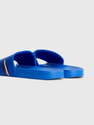 Signature Badeschuh Mit Logo Blau Tommy Hilfiger
