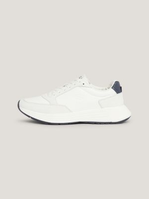 Elevated Runner Sneaker Aus Leder Weiß Tommy Hilfiger