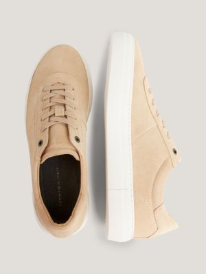 Baskets Modern En Daim Premium Beige Tommy Hilfiger