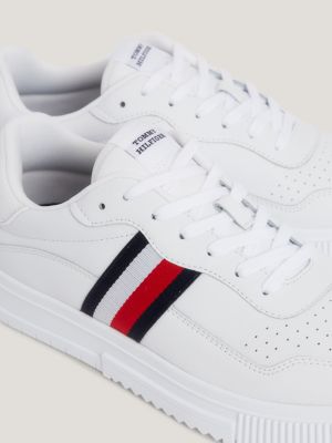 Sneakers Stringate Con Suola Preformata Bianco Tommy Hilfiger
