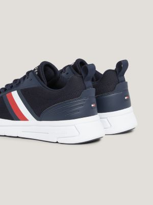 Baskets De Running Th Modern En Tricot Bleu Tommy Hilfiger