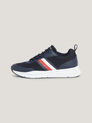 Baskets De Running Th Modern En Tricot Bleu Tommy Hilfiger