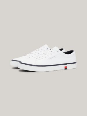 Baskets Emblématiques Th Modern En Cuir Blanc Tommy Hilfiger