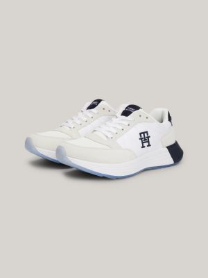 Classics Elevated Runner Wildledersneaker Weiß Tommy Hilfiger