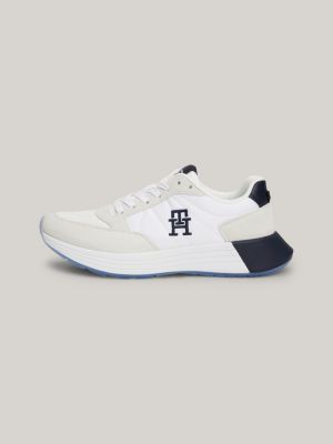 Classics Elevated Runner Wildledersneaker Weiß Tommy Hilfiger