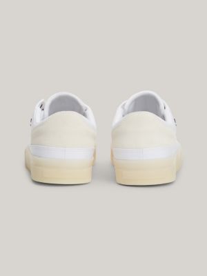 Sneaker Mit Kontrast Sohle Und Th Monogramm Weiß Tommy Hilfiger