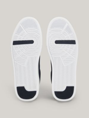 Baskets En Daim Bleu Tommy Hilfiger