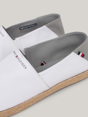 Canvas Logo Espadrilles White Tommy Hilfiger