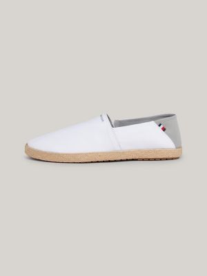 Canvas Logo Espadrilles White Tommy Hilfiger