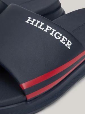 Badeschuh Mit Streifen Und Logo Blau Tommy Hilfiger