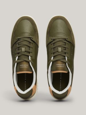 Essential Basketball Sneaker Mit Color Pop Grün Tommy Hilfiger