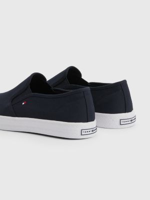 Essential Nautical Slip On Trainers Blue Tommy Hilfiger
