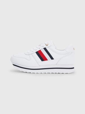 Runner Sneaker Mit Tommy Tape Weiß Tommy Hilfiger