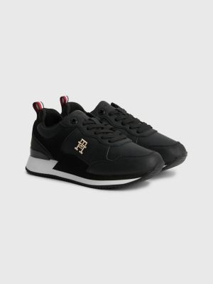Essential Monogram Runner Trainers Black Tommy Hilfiger