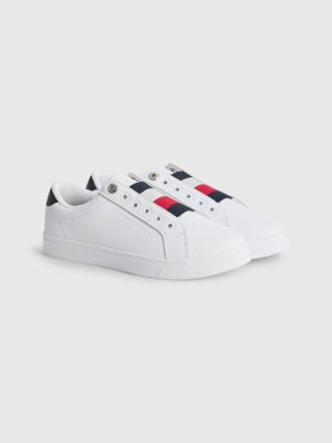 Essential Slipper Ledersneaker Mit Cupsole Weiß Tommy Hilfiger
