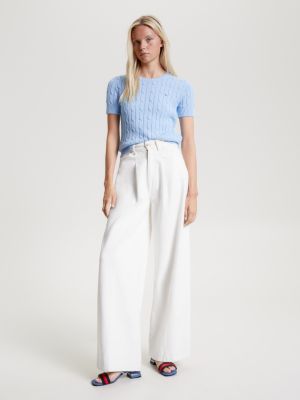 Sandaal Met Blokhak En Th Monogram Blauw Tommy Hilfiger