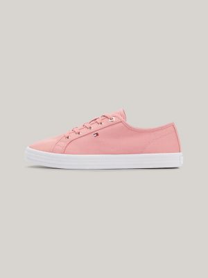 Essential Lace Up Sneaker Rosa Tommy Hilfiger