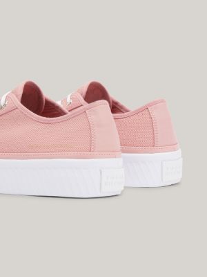 Lace Up Platform Sneaker Rosa Tommy Hilfiger