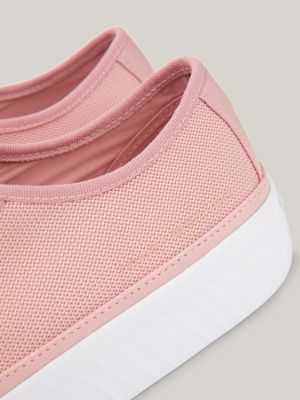 Lace Up Platform Sneaker Rosa Tommy Hilfiger