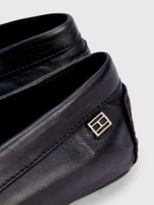 Essential Mokassin Aus Leder Schwarz Tommy Hilfiger