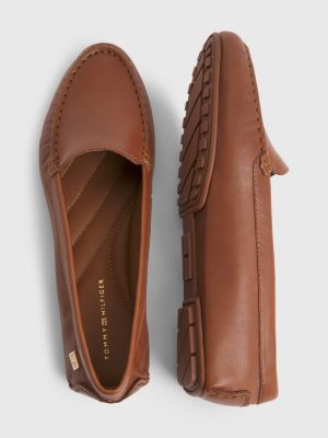 Essential Mokassin Aus Leder Braun Tommy Hilfiger