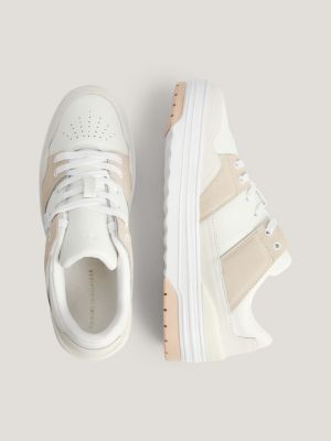 Th Monogram Basketball Sneaker Weiß Tommy Hilfiger