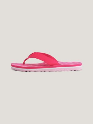 Pink Flip Flops & Sliders for Women | Tommy Hilfiger® UK