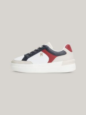 Elevated Court Sneaker Mit Color Block Design Blau Tommy Hilfiger