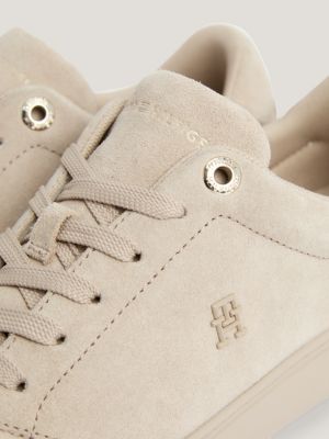 Baskets Essential En Daim Beige Tommy Hilfiger