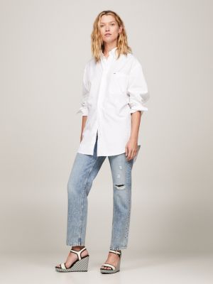 Zweifarbige Espadrille Mit Keilabsatz Schwarz Tommy Hilfiger