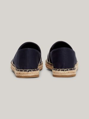 Hilfiger Monotype Logo Webbing Espadrilles Blue Tommy Hilfiger