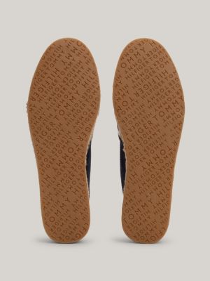Hilfiger Monotype Logo Webbing Espadrilles Blue Tommy Hilfiger