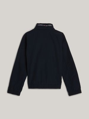 Adaptive Essential Logo Collar Jacket | Blue | Tommy Hilfiger