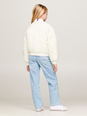 Quilted Oversized Bomberjack Beige Tommy Hilfiger