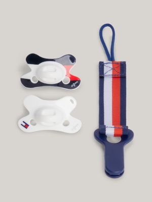 2-Pack Dummies With Clip Gift Set | White | Tommy Hilfiger