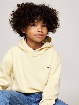 Sudadera Essential Con Capucha Y Logo Amarillo Tommy Hilfiger