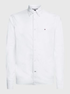 Chemise 1985 Th Flex Blanc Tommy Hilfiger