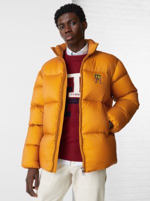 TH Monogram Zero Gravity Padded High Neck Jacket | GOLD | Tommy Hilfiger