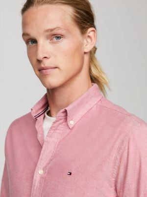 1985 Collection Th Flex Regular Fit Shirt Red Tommy Hilfiger
