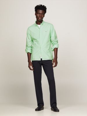 Chemise Oxford Coupe Standard 1985 Collection Vert Tommy Hilfiger