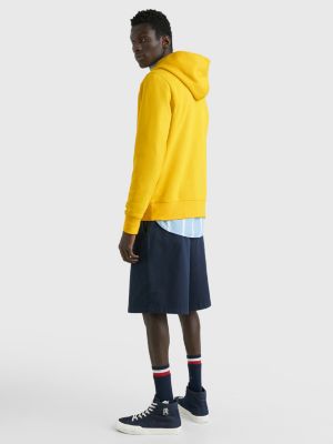 Flex Fleece Logo Hoody Yellow Tommy Hilfiger